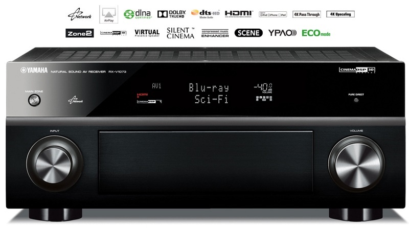 Yamaha RX-V1073 (RX-V 1073) Amplituner (7.2) kina domowego z HDMI 1.4a ...