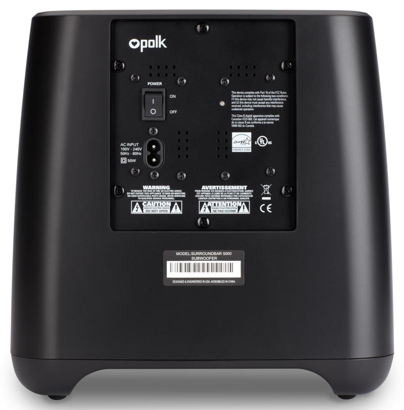 Polk Audio SurroundBar 5000 soundbar Bluetooth z bezprzewodowym ...