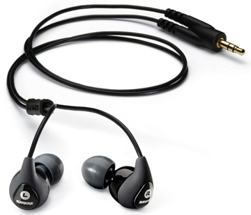 Słuchawki douszne Shure SE110 (SE 110) dokanałowe