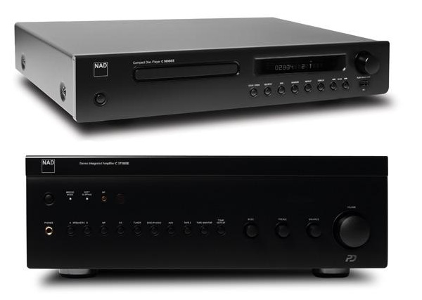 Zestaw stereo NAD wzmacniacz C375 + odtwarzacz CD C565 + kolumny Focal ...