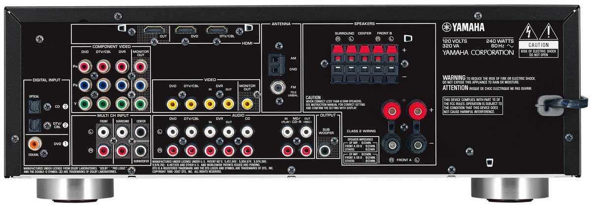 Amplituner wielokanałowy (5.1) Yamaha RX-V365 (RXV365)