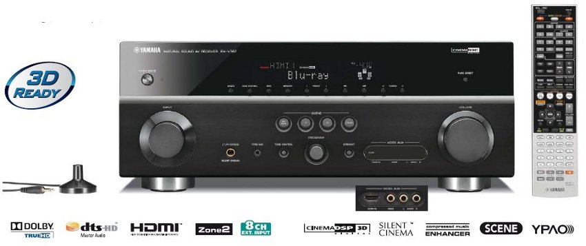 Yamaha RX-V767 (RXV 767) Amplituner (7.2) kina domowego