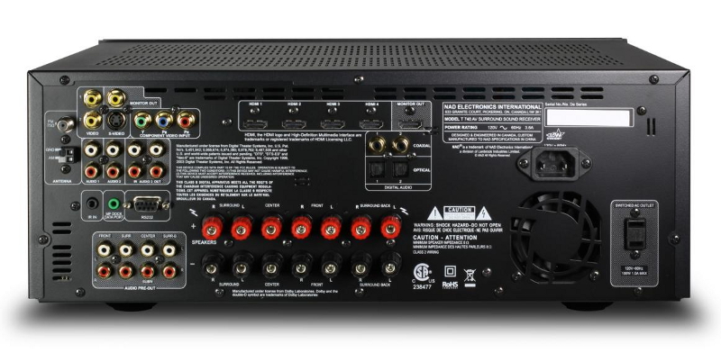 NAD T-748 (T748) Amplituner wielokanalowy (7.1) HDMI 1.4 3D