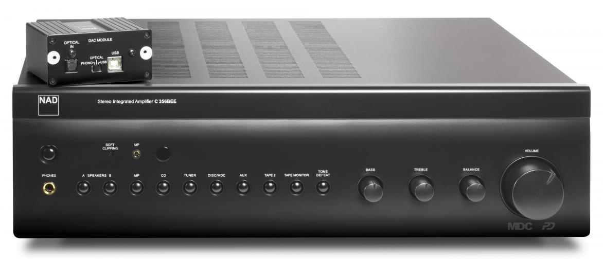 NAD C 356 DAC (C356 DAC) Wzmacniacz stereo z przetwornikiem DAC