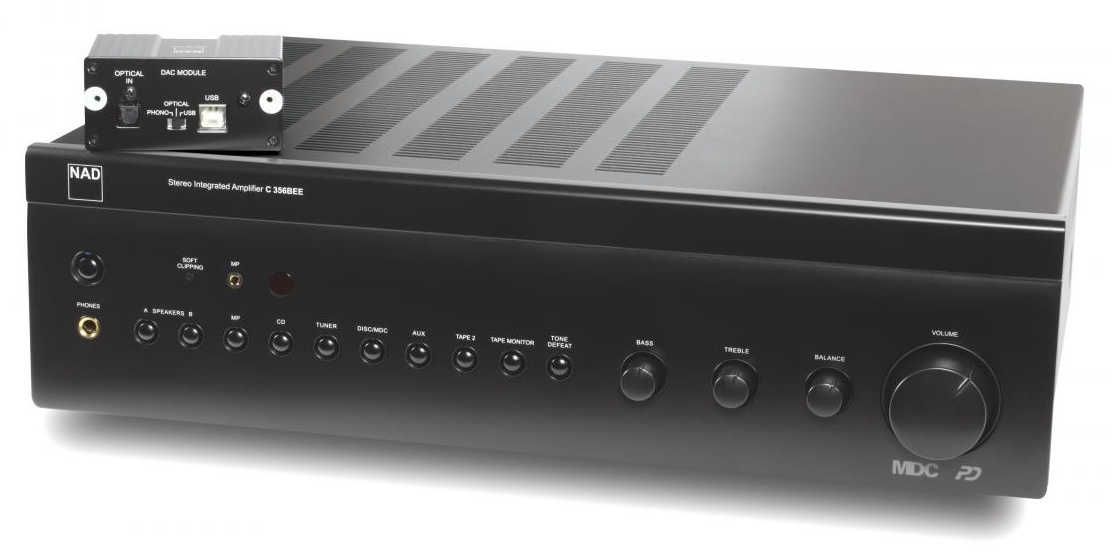 NAD C 356 DAC (C356 DAC) Wzmacniacz stereo z przetwornikiem DAC
