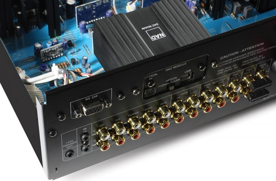 NAD C 356 DAC (C356 DAC) Wzmacniacz stereo z przetwornikiem DAC